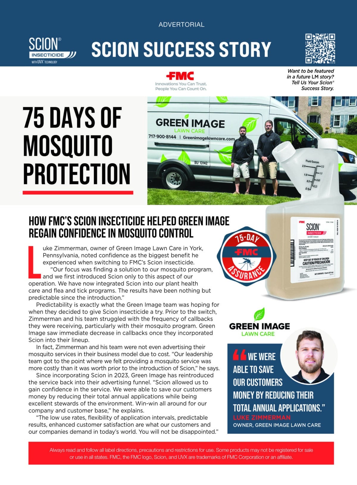 How FMC's Scion insecticide helped Green Image regain confidence in ...